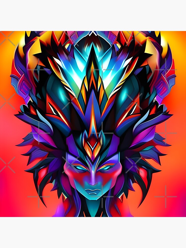 "Transdimensional Elf (12) - Trippy Psychedelic Art" Sticker for Sale ...