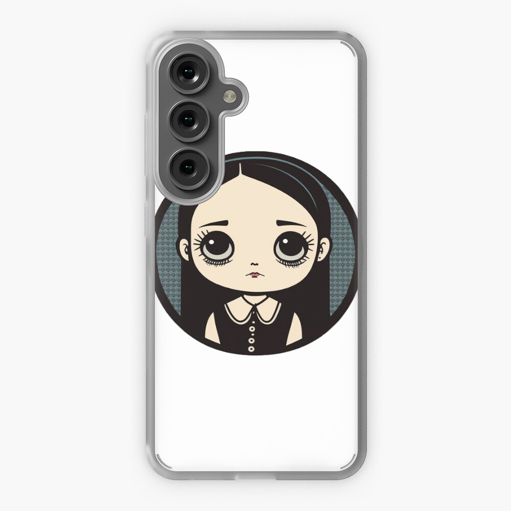 "Cute Wednesday Addams Cartoon Sticker" Sticker for Sale by ...