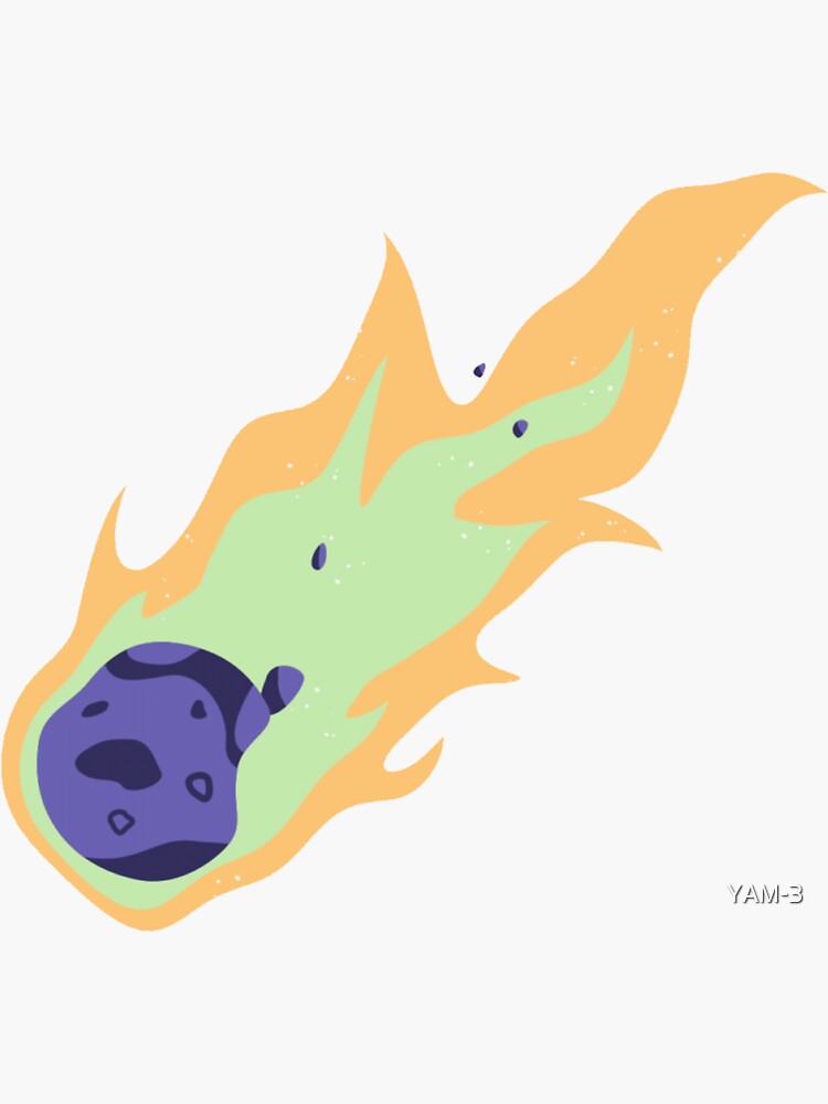 "comet" Sticker for Sale by YAM-3 | Redbubble