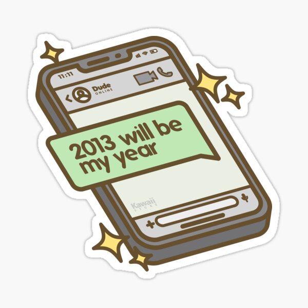 "CUTE KAWAII MOTIVATIONAL SENTENCES" Sticker by Paperbagkawaii | Redbubble
