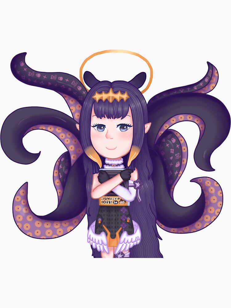 "Ninomae Inanis Hololive myth light version" Sticker for Sale by ...