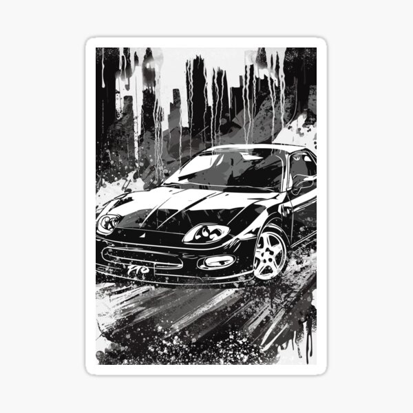 "JDM FTO Art Graffiti " Sticker for Sale by ThugRace Apparels | Redbubble