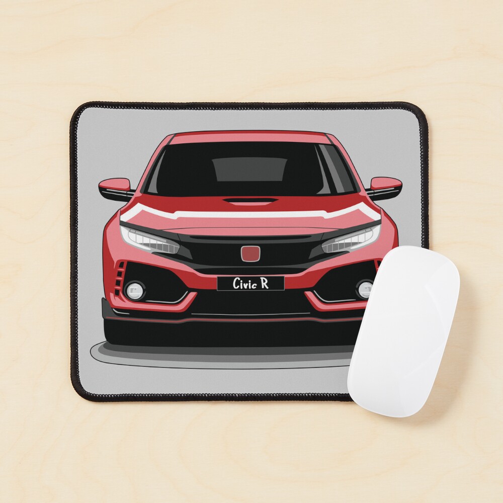 "Civic type r fk8 - vector drawing" Sticker by yohannlp | Redbubble
