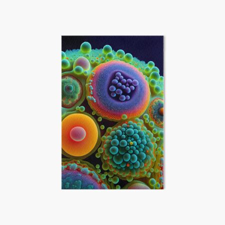 Lámina rígida «Descubra los orígenes de la vida: arte microscópico con ...