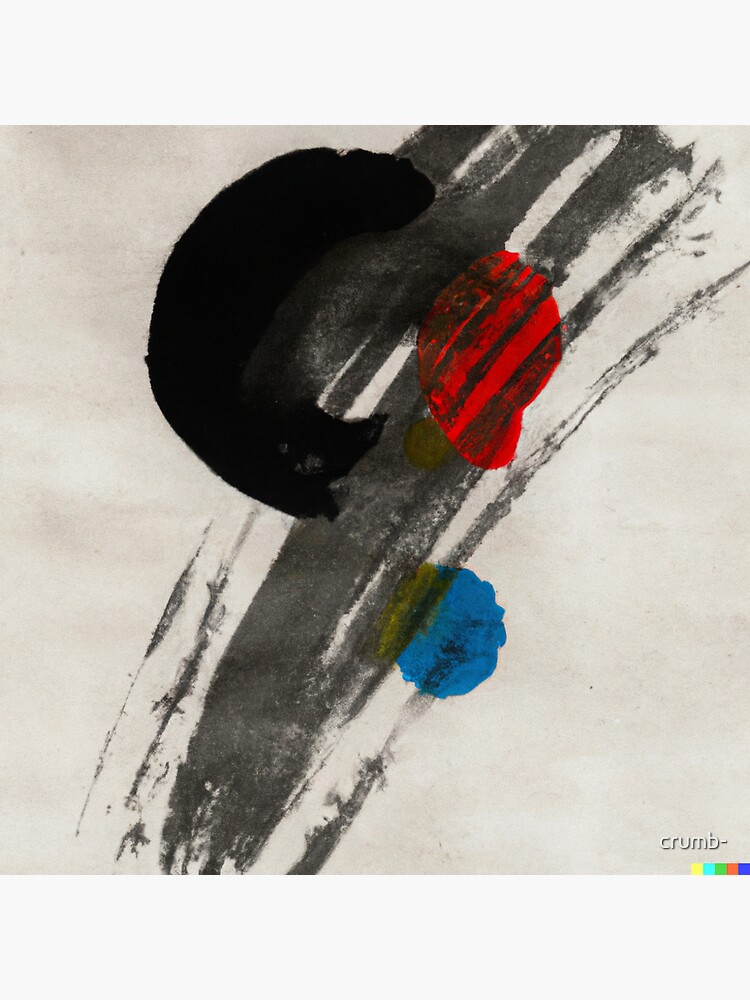 "Abstract aesthetic AI art #1" Sticker for Sale by crumb- | Redbubble