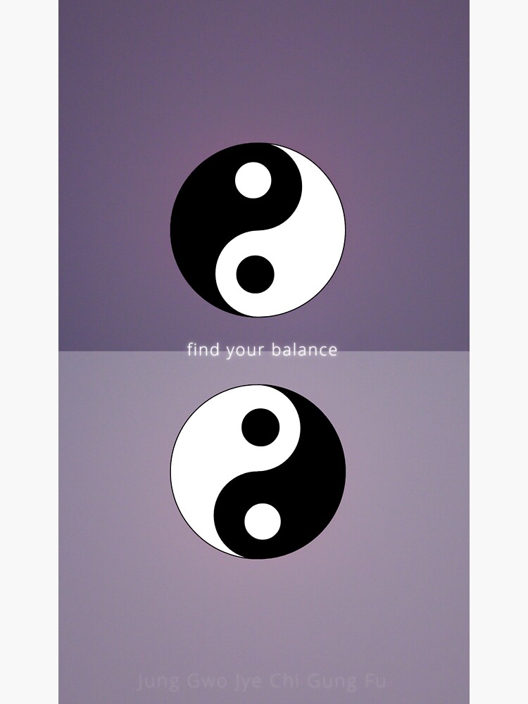 "Find Your Balance - Double Yin Yang Purple" Sticker for Sale by TAO ...