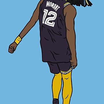 "Ja Morant Griddy" Sticker for Sale by RatTrapTees | Redbubble