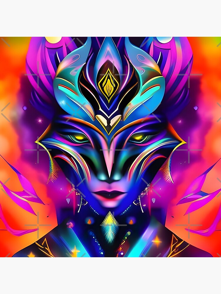 "Transdimensional Elf (13) - Trippy Psychedelic Art" Poster for Sale by ...