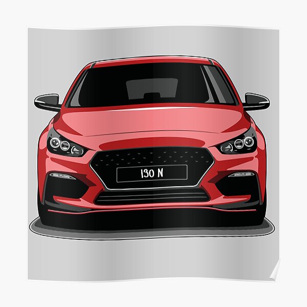 "I30N - vector drawing" Poster for Sale by yohannlp | Redbubble