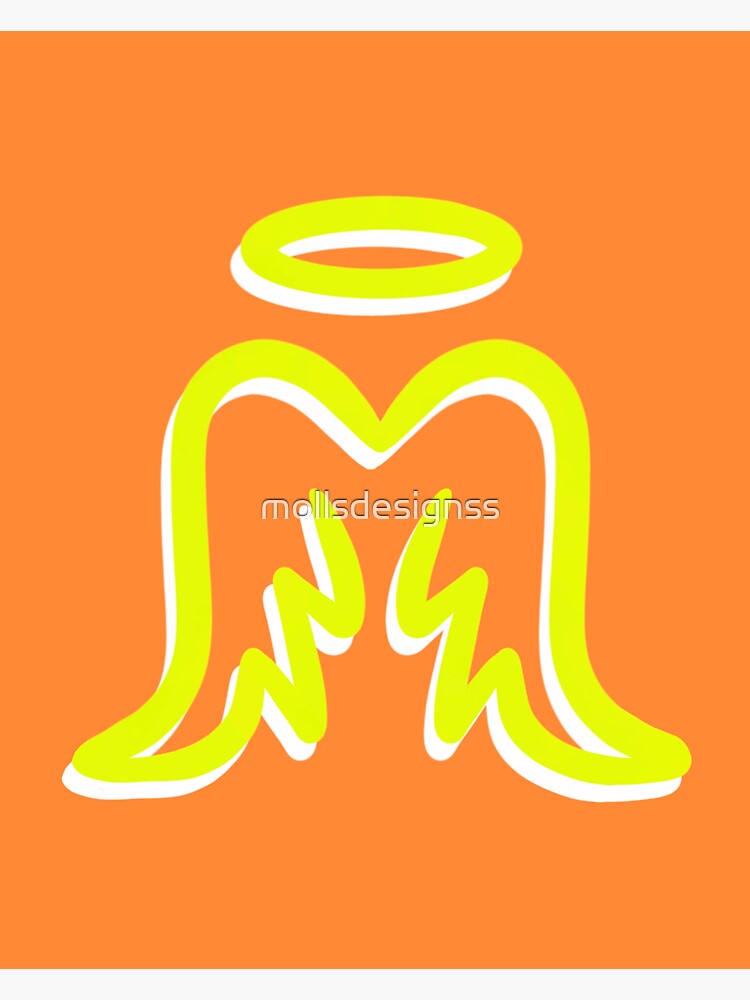 "Orange and Yellow Angel Wings" Sticker for Sale by mollsdesignss ...