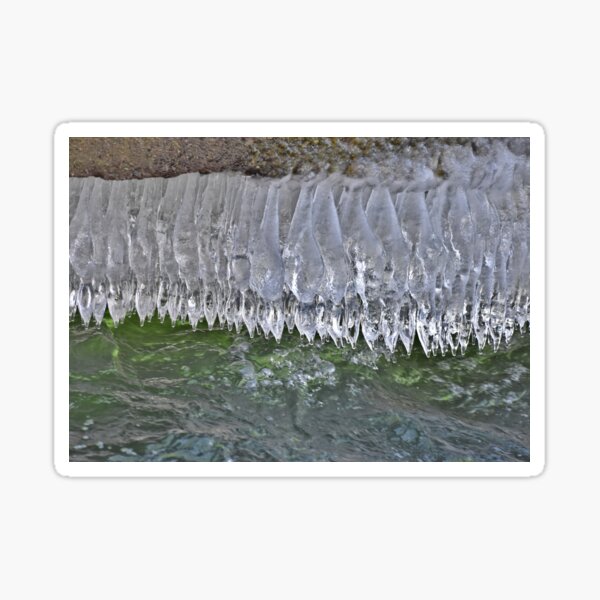 "Cluster of Ice Cycles" Sticker for Sale by athousandwordss | Redbubble