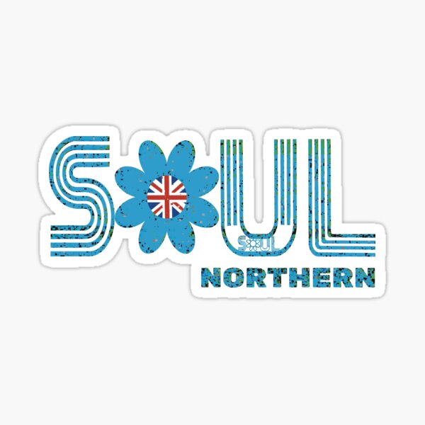 "Northern Soul Flower" Sticker for Sale by KateVanFloofno1 | Redbubble