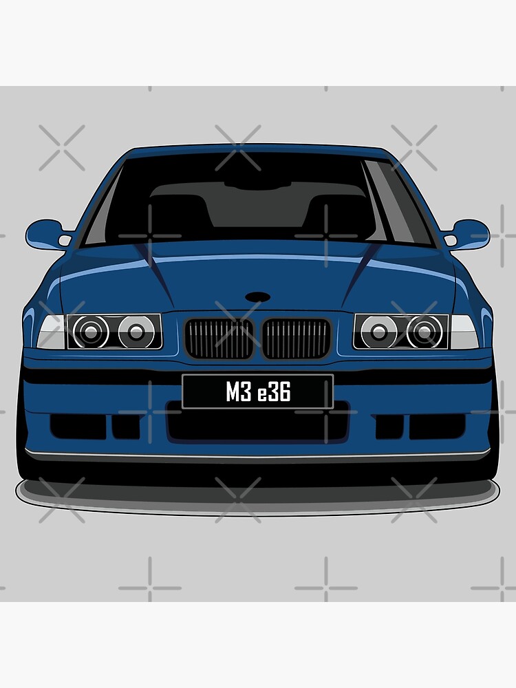 "e36 M3 - vector drawing" Poster for Sale by yohannlp | Redbubble