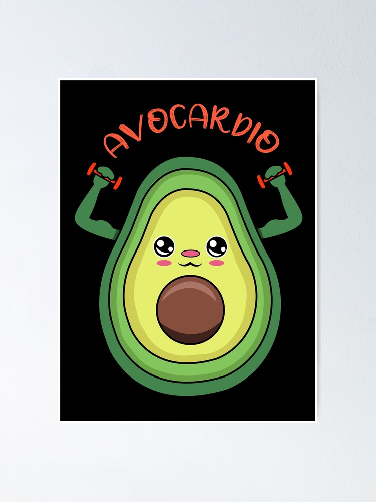 "Avocardio" Poster for Sale by DivergentMinds | Redbubble
