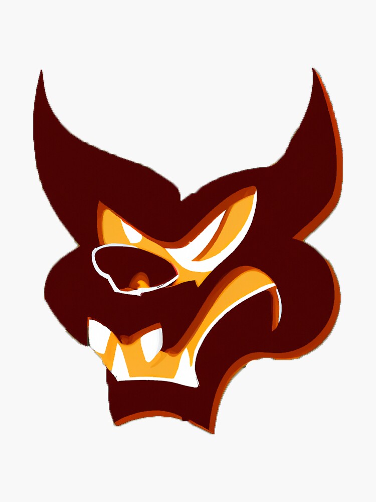 "Arizona State Sun Devil" Sticker for Sale by Griesigns | Redbubble