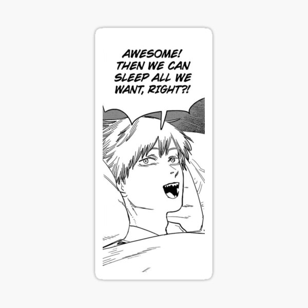 "Denji Chainsaw Man Sticker" Sticker for Sale by Tenshi33 | Redbubble