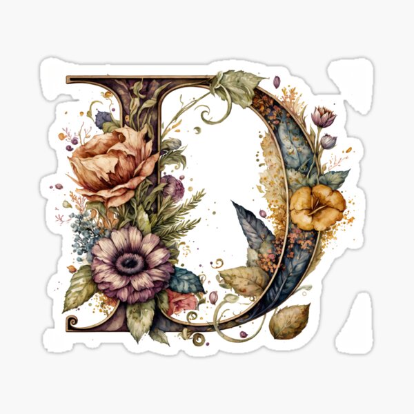 Decoratieve Letter D