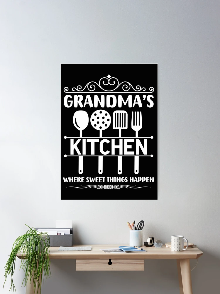 Grandma Baking Quotes Grandma Embroidery, Grammy, Kitchen Embroidery,