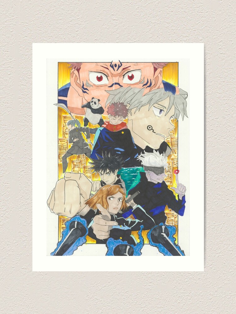 "Tokyo Jujutsu Tech " Art Print for Sale by VictorNimako | Redbubble