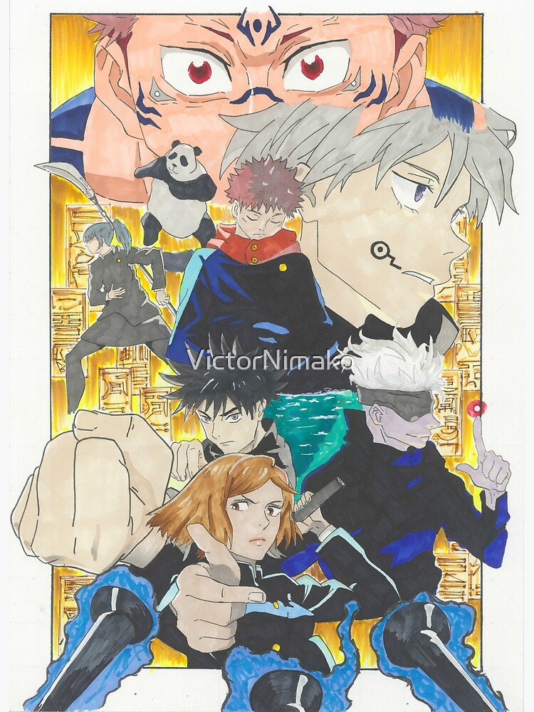 "Tokyo Jujutsu Tech " Art Print for Sale by VictorNimako | Redbubble