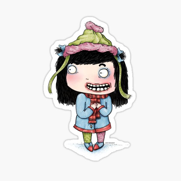 "Why So Cold Illustration" Sticker for Sale by ukrfishkashop | Redbubble