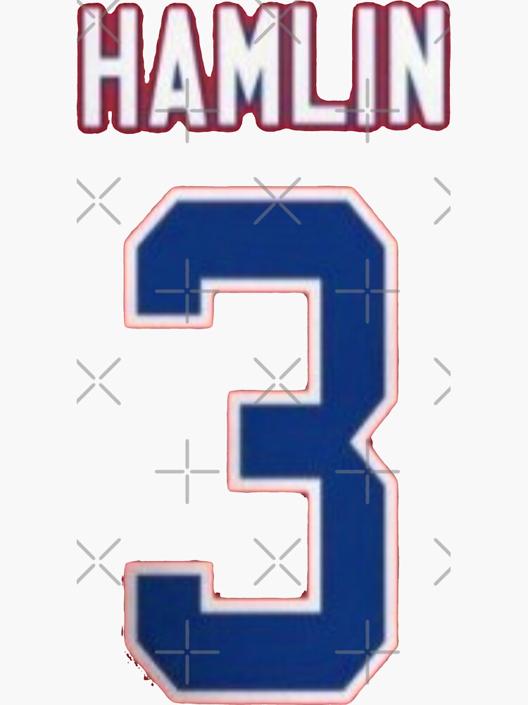 " Damar Hamlin" Sticker for Sale by Mikalozan | Redbubble