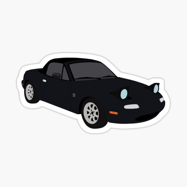 "Mazda MX-5 Miata NA" Sticker for Sale by mickfussbahn | Redbubble