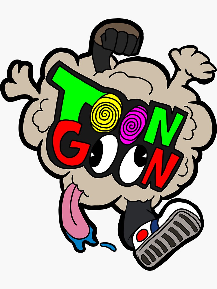 "Toon goon logo" Sticker for Sale by Codexarts | Redbubble