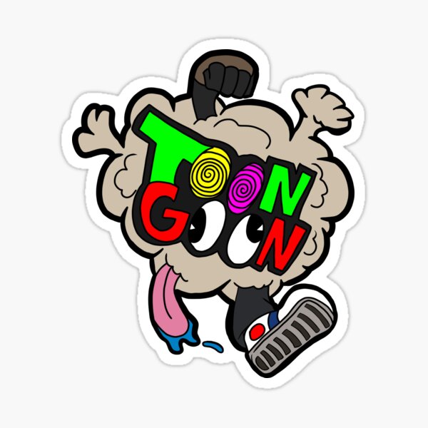 "Toon goon logo" Sticker for Sale by Codexarts | Redbubble