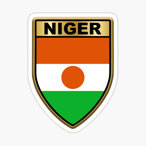"NIGER Gifts, Masks, Stickers & Products (2)" Sticker for Sale by ...