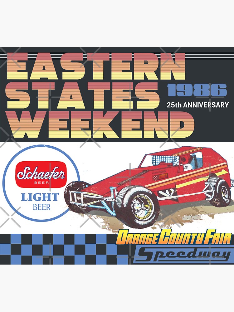 "Vintage 1986 OCFS Eastern States Racing " Sticker for Sale by Etikett ...