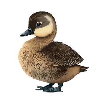 "Baby Hawaiian Nene Goose Native Bird" Art Board Print for Sale by ...
