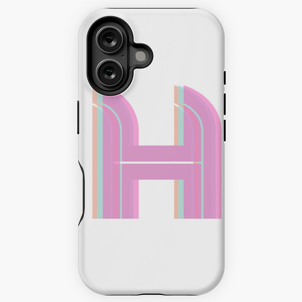 "H Initial" Sticker for Sale by dinafried23 | Redbubble