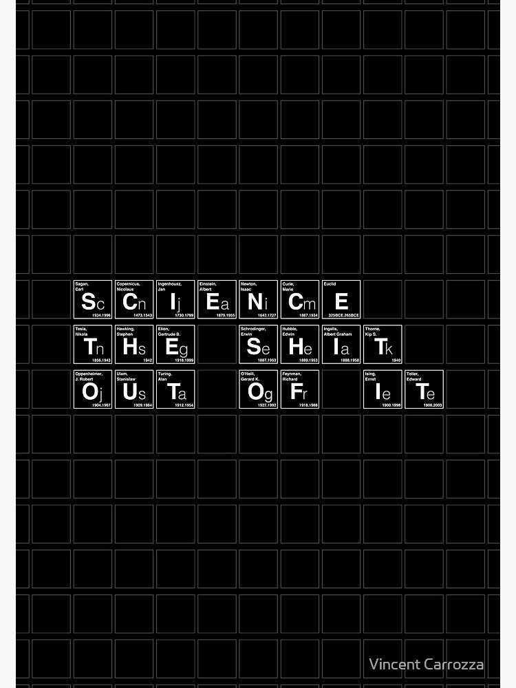 "Science the Shit Out of It!" Poster by 6amCrisis | Redbubble