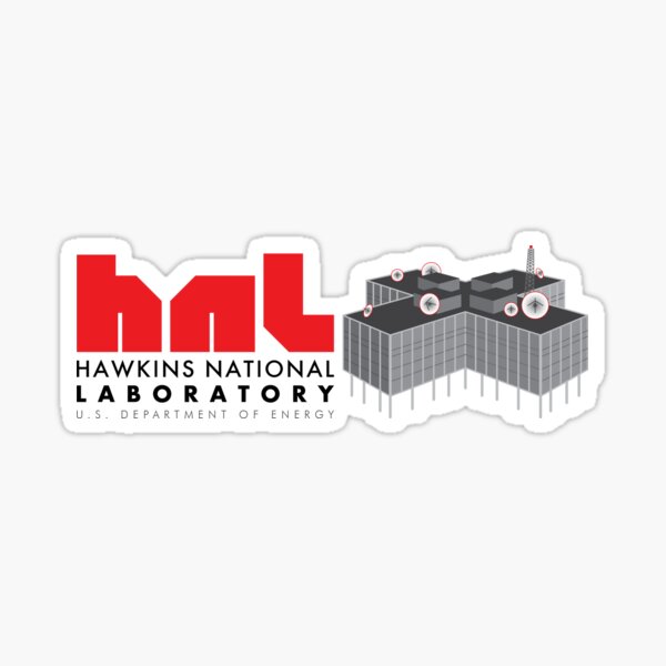 "Hawkins National Laboratory (Stranger Things)" Sticker for Sale by ...