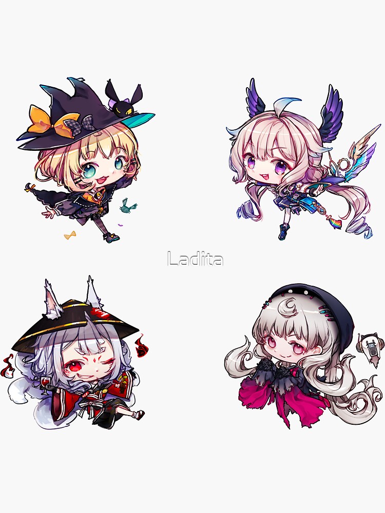 "Ethyria Chibi - Nijisanji EN" Sticker for Sale by Ladita | Redbubble