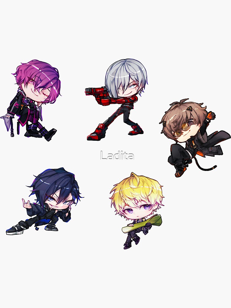 "Noctyx Chibi - Nijisanji EN" Sticker for Sale by Ladita | Redbubble