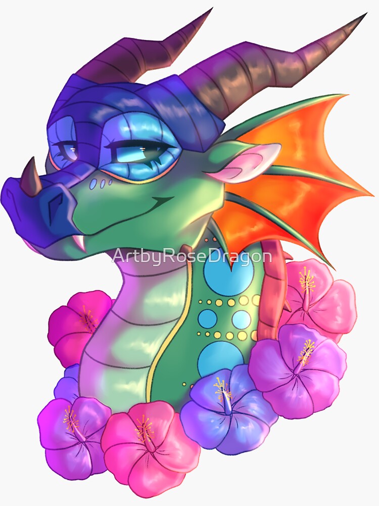 "Wings of fire Glory" Sticker for Sale by ArtbyRoseDragon | Redbubble