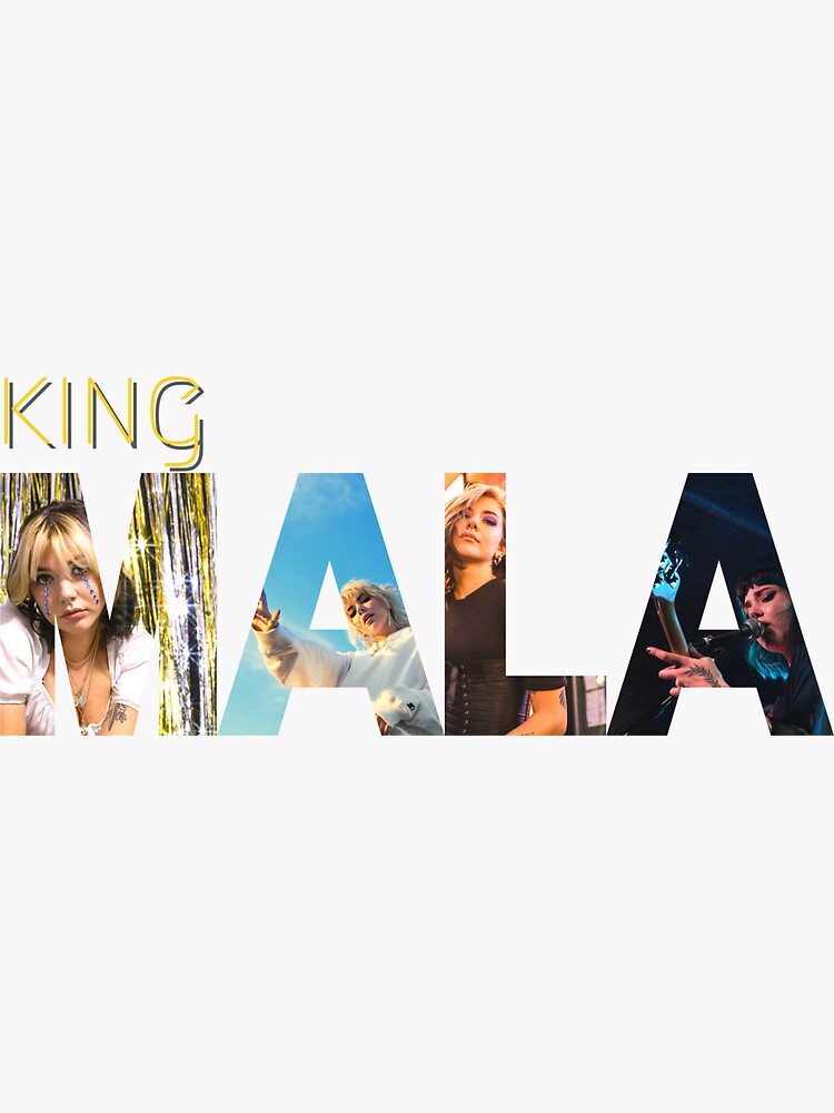 "KiNG MALA Classic t shirt and sticker | KiNG MALA Hoodie" Sticker for ...