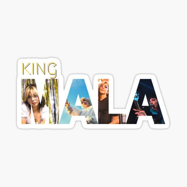 "KiNG MALA Classic t shirt and sticker | KiNG MALA Hoodie" Sticker for ...