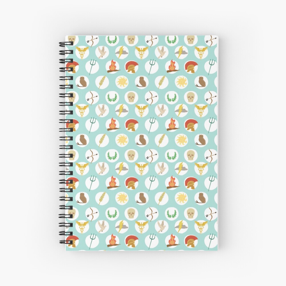 "Greek Gods Mythology Repeat Pattern - Percy Jackson Inspired" Spiral ...