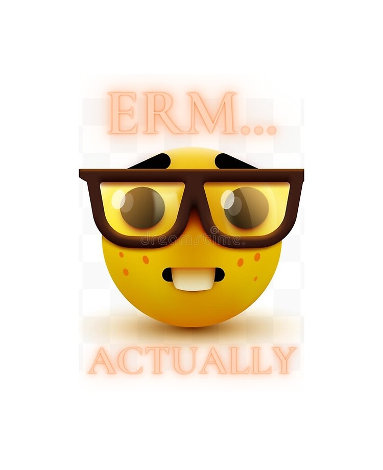 "ERM ACTUALLY MEME" iPad Case & Skin for Sale by sujojo | Redbubble