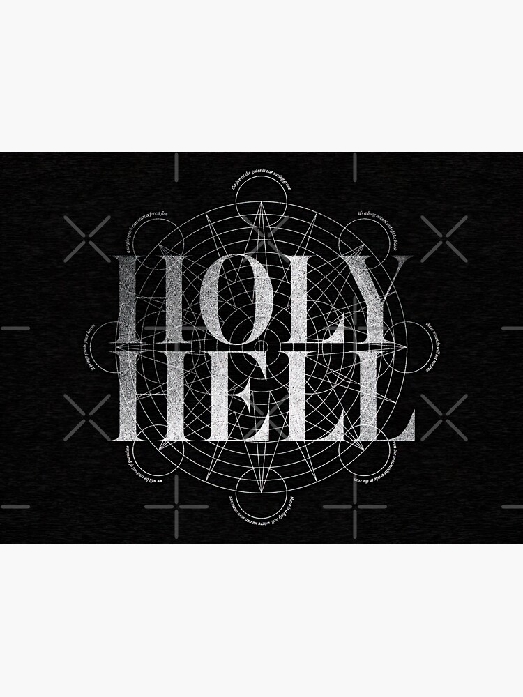 "Holy Hell Logo - Architects" Sticker for Sale by Rcarrollsh | Redbubble