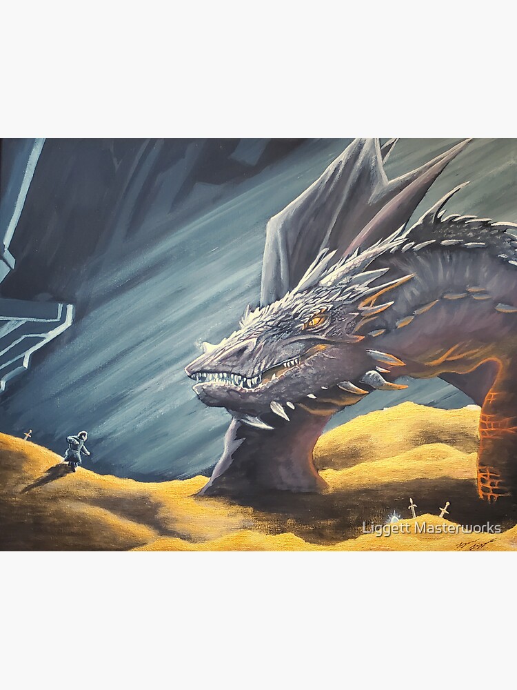 "Smaug the Unassessably Wealthy" Sticker for Sale by 2Liggett2Quit | Redbubble