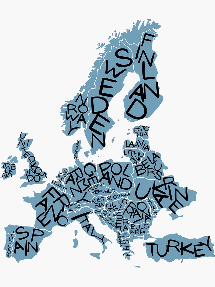 "Europe Travel" Sticker for Sale by artzytravelshop | Redbubble