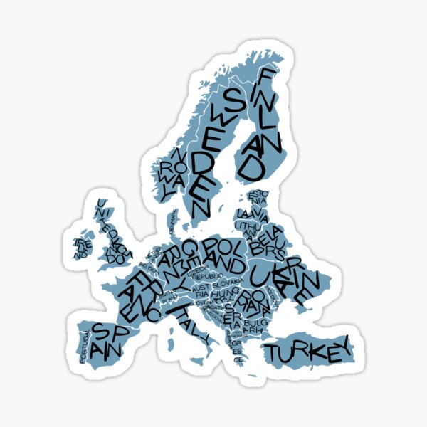 "Europe Travel" Sticker for Sale by artzytravelshop | Redbubble