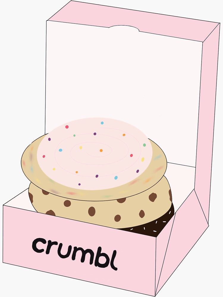 "Crumbl" Sticker for Sale by alexaerin2 | Redbubble