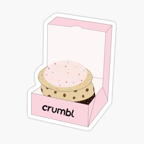 "Crumbl" Sticker for Sale by alexaerin2 | Redbubble