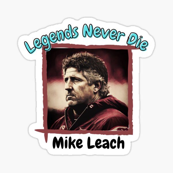"Mike Leach" Sticker for Sale by Love-Ra | Redbubble