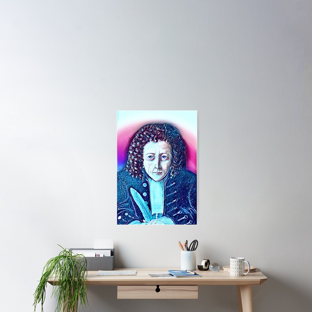 "Robert Hooke Artwork | Robert Hooke Portrait | Robert Hooke Wall Art ...